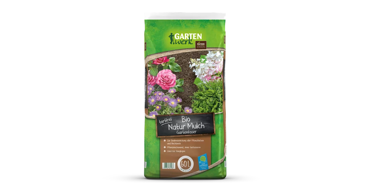 Bio Natur-Mulch -Gartenfaser- (torffrei)