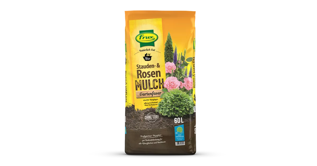 Stauden- & Rosenmulch – Gartenfaser -torffrei-